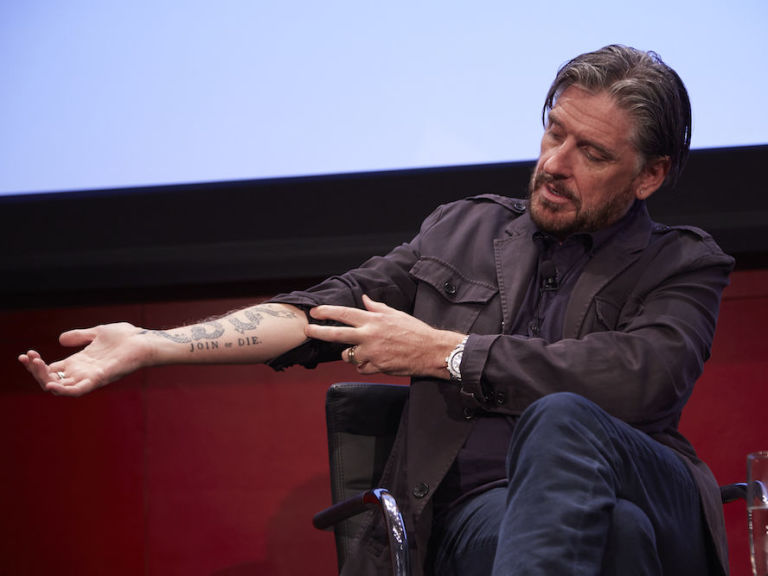 Join Or Die Tattoo Craig Ferguson