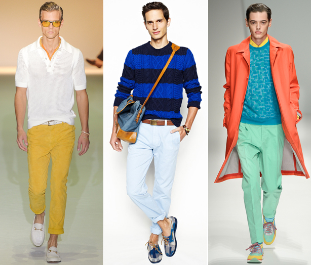 Colorful Pants for Men - Spring 2013 Men's Trend Colorful Pants