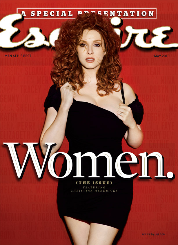Christina Hendricks Sexy Esquire Cover - Things to Which You Should Toast