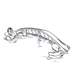 How to Flip a Capsized Canoe